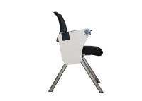 China 0.14m³ Stackable Conference Chair with Powder Coated Steel Frame 275 lbs Capacity for sale