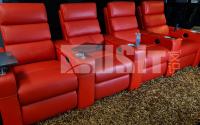 China Electric Double Seat Sofa Recliner Chair With Powered Headrest for sale