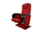 China Fabric Upholstery 0.16m³ Movie Theater Seat with USB Charge Port 580mm Center Distance for sale