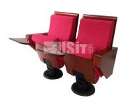 China Fire Resistance Church Auditorium Chairs Electrostatic Powder Coat for sale