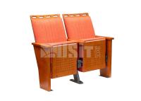 China Steel Structure Base Wood Arm Lecture Hall Seating for sale
