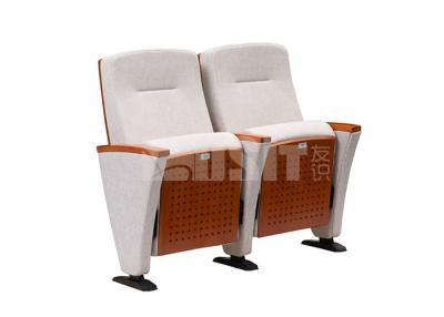 China CA117 Fabric Auditorium Theater Seating With Plywood Outer Back for sale