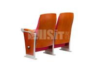 China 18mm Plywood Wooden Handle Auditorium Chair Theater Seating 580mm Center for sale
