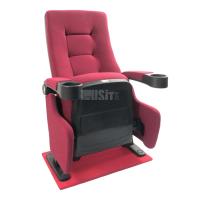 China Foot Landing Gravity Closing Cinema Theater Chairs for sale