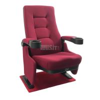 China Foot Landing Gravity Closing Cinema Theater Chairs for sale