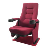 China Auditorium Church Theater Seating with Push PU Back Arm 60000 Cycles Fabric for sale