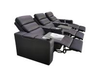 China Home Theater Recliner Seats with Swivel Tray Tables Electric Recliner 34kg Foam for sale