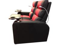 China 580mm Sofa Theater Recliner With Thick Seat Cushion Backrest for sale