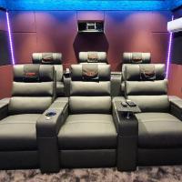 China Customized 580mm 3 Seat Electric Modern Recliner Chair for sale
