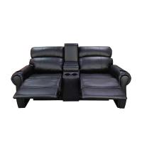 China Home Theater VIP Room Bar Leather Recliner Sofa With Tea Table for sale