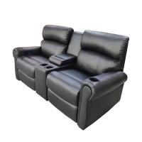 China Home Theater VIP Room Bar Leather Recliner Sofa With Tea Table for sale