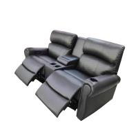 China Home Theater VIP Room Bar Leather Recliner Sofa With Tea Table for sale