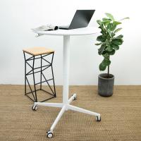 China Cast Aluminium Height Adjustable Computer Desk 740-1140mm 65kg Load for sale