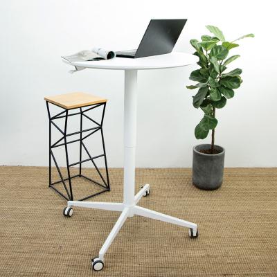 China Cast Aluminium Height Adjustable Computer Desk 740-1140mm 65kg Load for sale