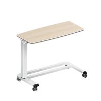 China Manual Height Adjustable Standing Desk Single Column Gas Lifting for sale