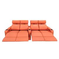China SGS Home Theater Seating Recline Headrest With USB Charging for sale