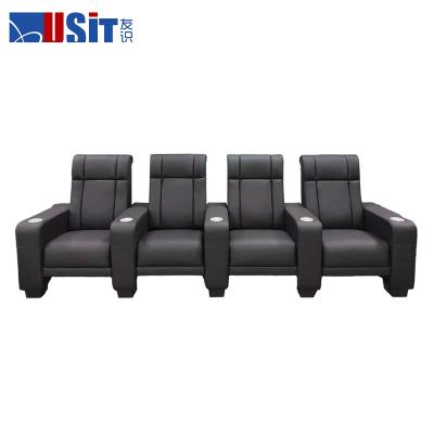 China USIT HTS Electric Recliner Cinema Sofa 34kg/m3 Foam 5 Year Warranty for sale