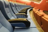 China Steel Leg Push Back Commercial Theater Seating for Music Hall Auditorium for sale
