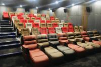 China Steel Leg Push Back Commercial Theater Seating for Music Hall Auditorium for sale