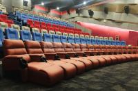 China Church Public Cinema Armchairs Fabric Auditorium Seating 55kg/m3 Foam Density for sale