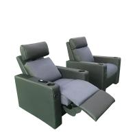 China SOFA Living Room Fabric Recliner Sofa With Electrical Headrest for sale