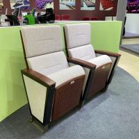 China Customized Wooden Armrest Tip Up Auditorium Theater Seating for sale