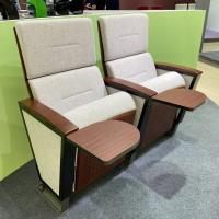 China Customized Wooden Armrest Tip Up Auditorium Theater Seating for sale