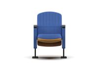 China Commercial 15mm Thick Plywood Audience Seating Chairs for sale