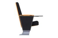 China 3D Drawing Church Auditorium Theater Seating with Hidden Swivel Table 580mm Center for sale