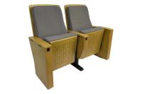 China Meeting Room Auditorium Chair with Writing Tablet 580mm Center Customizable for sale
