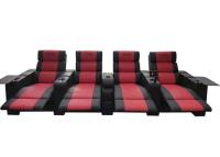 China Electric Motorized VIP Recliner Chair Single Movie Seat with 3 Motor Options and 34kg/m3 Foam for sale