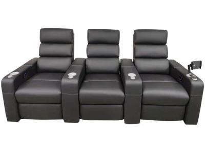 China VIP Auditorium Chair with Cooling Cup Massage Recliner Sofa 34kg/m3 Foam for sale