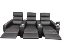 China VIP Auditorium Chair with Cooling Cup Massage Recliner Sofa 34kg/m3 Foam for sale