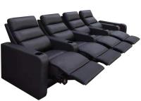 China Electric Recliner Chair with LED Light USB Single Seater Home Cinema Sofa 110V-240V for sale
