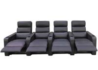 China Electric Recliner Chair with LED Light USB Single Seater Home Cinema Sofa 110V-240V for sale