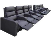 China Electric Recliner Chair with LED Light USB Single Seater Home Cinema Sofa 110V-240V for sale