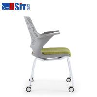 China Ventilated Back Plastic Ergonomic Folding Office Chair For Home for sale