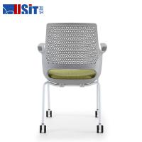 China Ventilated Back Plastic Ergonomic Folding Office Chair For Home for sale
