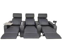 China 700mm Automatic Modern Recliner Chair Theatre Cinema Room Sofa Electric Power Recliner with Motorized Headrest for sale