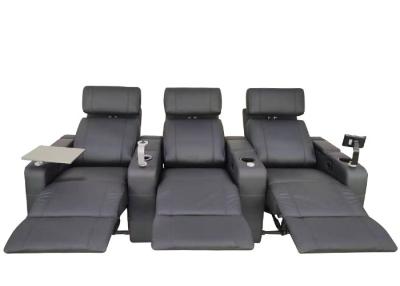 China 700mm Automatic Modern Recliner Chair Theatre Cinema Room Sofa Electric Power Recliner with Motorized Headrest for sale