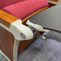 China Steel Frame School Concert Hall Chair Auditorium Seats with Tablet 580mm Center for sale
