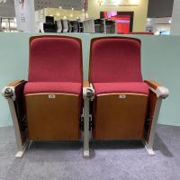 China Steel Frame School Concert Hall Chair Auditorium Seats with Tablet 580mm Center for sale
