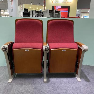China Steel Frame School Concert Hall Chair Auditorium Seats with Tablet 580mm Center for sale