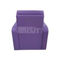 China Purple Home Theater Seating PU Leather Living Room Couch Sofa for sale