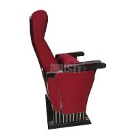 China USIT Church Seat Armrest Folding Seating Luxury Theater Chair 580mm Center Dark Red for sale