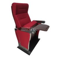 China USIT Church Seat Armrest Folding Seating Luxury Theater Chair 580mm Center Dark Red for sale