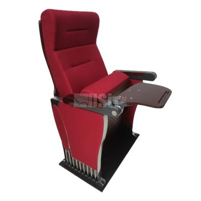 China USIT Church Seat Armrest Folding Seating Luxury Theater Chair 580mm Center Dark Red for sale