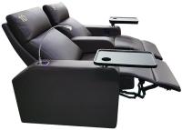 China Leather Cinema Theater Sofa USB Modern Recliner Chair for sale