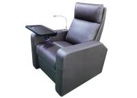 China USIT UV-838A Electric Recliner Cinema Chair PU Leather 34kg/m3 Foam Custom Size for sale