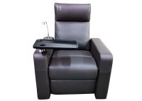 China USIT UV-838A Electric Recliner Cinema Chair PU Leather 34kg/m3 Foam Custom Size for sale